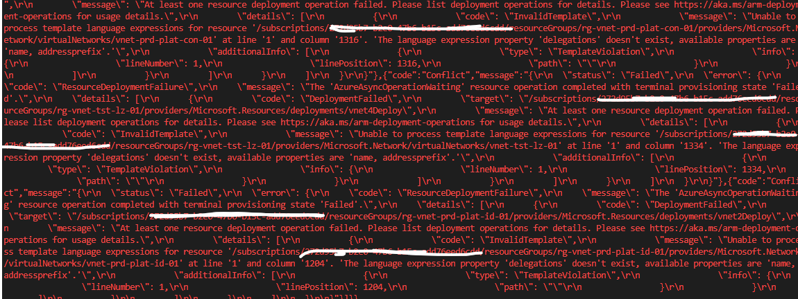 Vscode Terminal And Bicep Error Messages No Formatting Any Tips Microsoft Community Hub